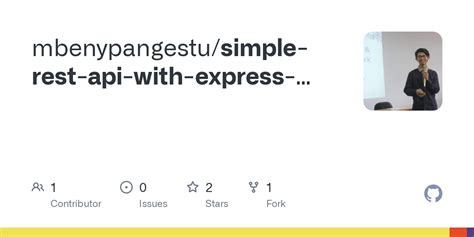 GitHub Mbenypangestu Simple Rest Api With Express Sequalize Mysql