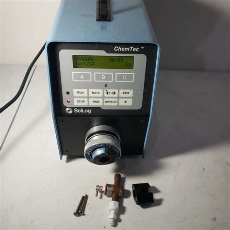 Scilog Chemtec Cp200 Peristaltic Pumpw Metering Head Pieces Tested Lab Liquidators Store