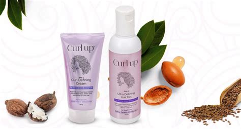 Curl Up Curl Styling Combo With Curl Defining Cream Ultra Defining Gel For Dry Frizzy Wavy
