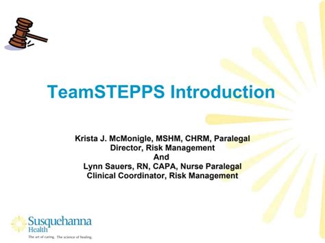 Team Stepps Introduction Ob Ppt