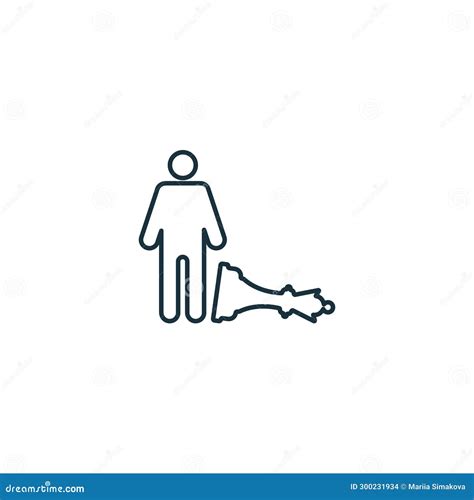 Loss Icon Monochrome Simple Sign From Challenges Collection Stock Illustration Illustration