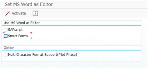 Abaper Notes Turn On Default Ms Word Editor In Smartforms Sap S4hana