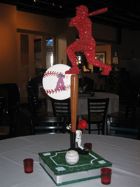 Baseball Theme Centerpieces