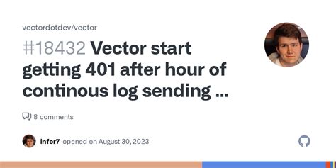 Vector Start Getting 401 After Hour Of Continous Log Sending To Gcp