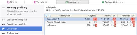 Yourkit Net Profiler Help Group Objects By Generation