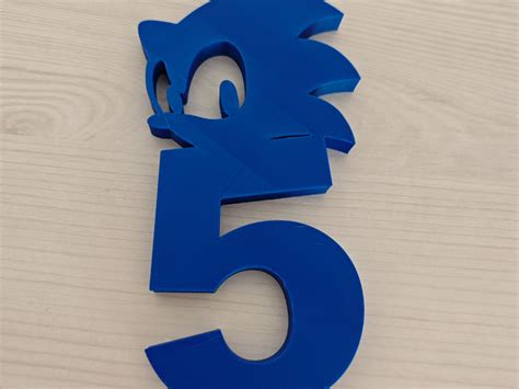 Number 5 Sonic By Ivar Makerworld