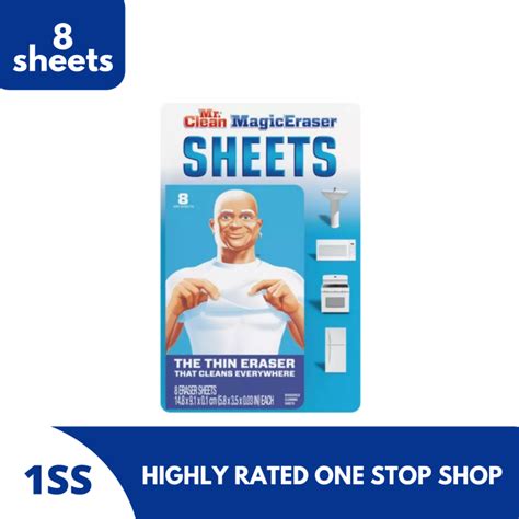 Mr Clean Magic Eraser Sheets 8 Sheets Lazada Ph
