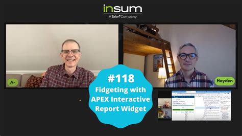 Apex Instant Tips 118 Fidgeting With Apex Interactive Report Widget Insum