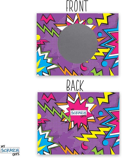 Free Design Lottery Scratch Card Scratch Paper Custom Scratch Lottery Tickets Scratch Lucky