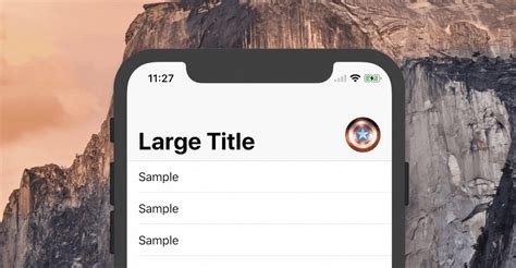 Build Resizing Image In Navigation Bar With Large Title Uptech
