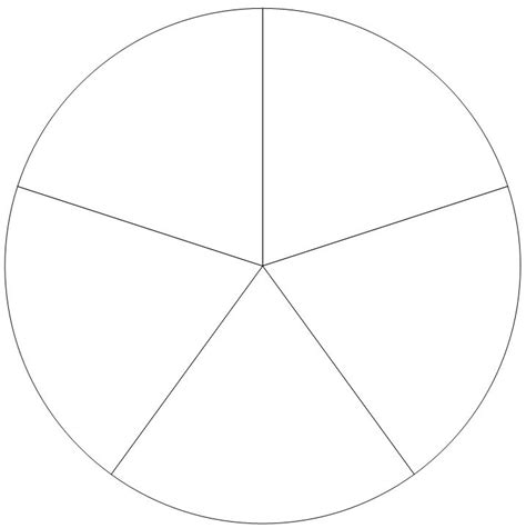 5 Section Pie Chart 717×720 Pie Chart Template Pie Graph Pie Chart