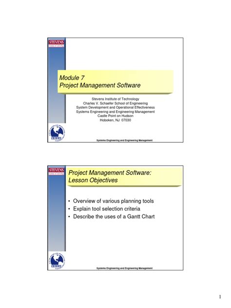 Module 7 Proj Management Software Pdf Systems Engineering Project Management