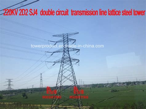 Megatro 220kv 2d2 Sj4 Double Circuit Transmission Tower Megatro 220kv 2d2 Sj4 Double Circuit