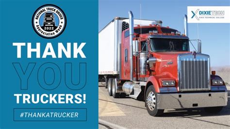 Dixie Tech Celebrates National Truck Driver Appreciation Week Dixie