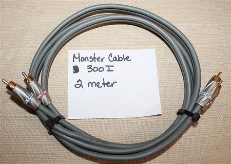 Monster Cable 300i Rca Interconnect 2 Meters Reverb