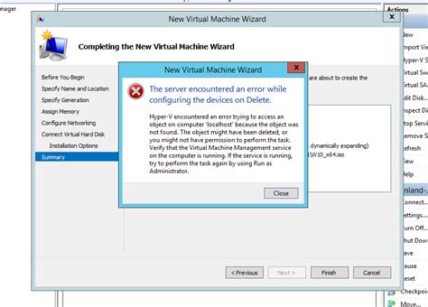 Solved Unable To Create Gen VM In Hyper V Experts Exchange