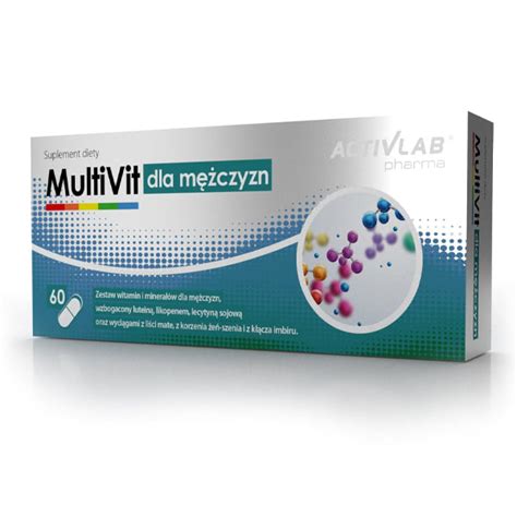 Activlab Multivit Senior 60 Tablets Vitamin And Mineral Set For Older People