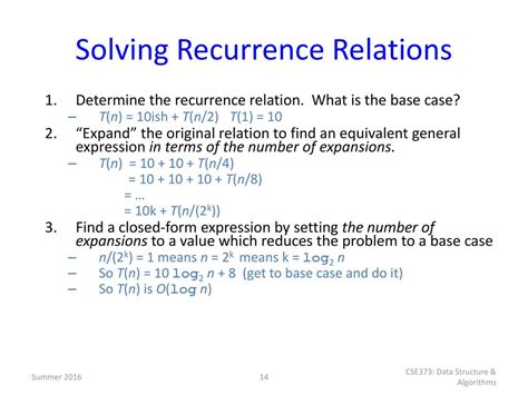 Cse373 Data Structures And Algorithms Lecture 3 Asymptotic Analysis