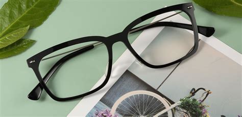Culver Rectangle Prescription Glasses Black Womens Eyeglasses