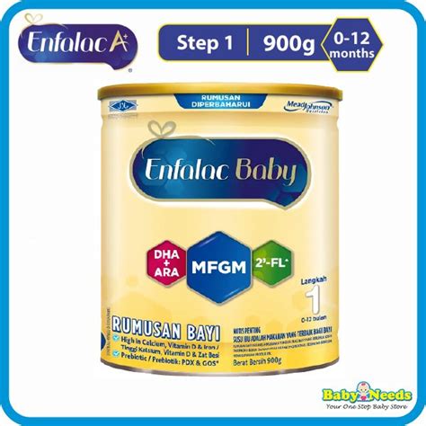 Enfa Enfalac A Gentlease Formula Milk Powder 0 12m 1 65kg Step 1