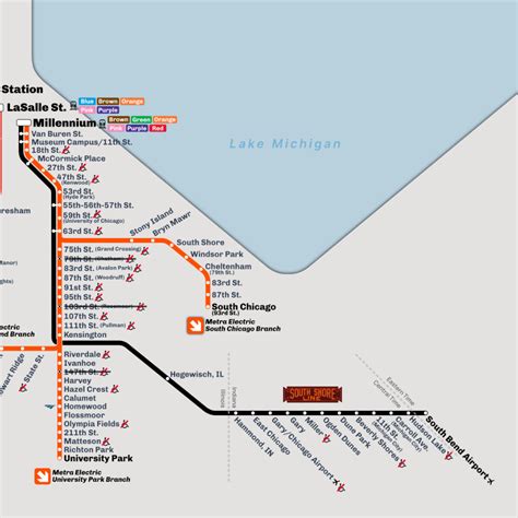 Designs Metra Map