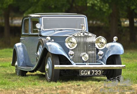 Car Rolls Royce Phantom Ii Continental Close Coupled Sports Saloon 1934
