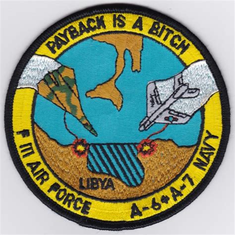 Usaf Patch Usafe 48 Tfw Tactical Fighter Wing F111 Libya 1986 I