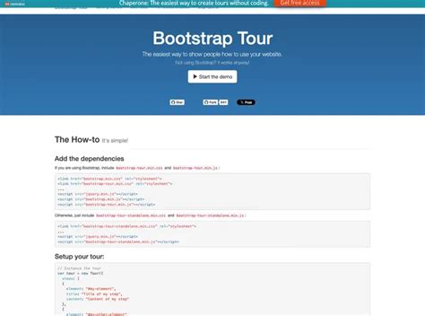 Bootstrap Tour By Sorich87 A Undefined Template Built At Lightspeed