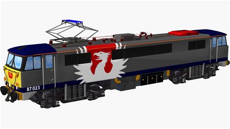 British Rail Class 87 Electric Locomotive 3d Turbosquid 1868283