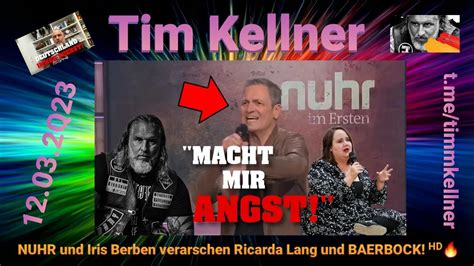 Tim Kellner Nuhr Und Iris Berben Verarschen Ricarda Lang Und Baerbock ᴴᴰ🔥 12 03 2q23