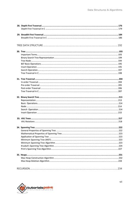 Data Structures Algorithms Tutorial PDF