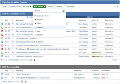 Add Dynamic Filtering To Your Interactive Jira Dashboard Rich Filters For Jira Dashboards