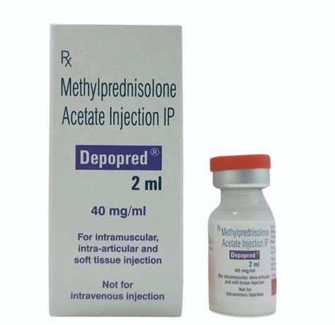 2 Ml Depopred Methylprednisolone Acetate Injection 40mg At ₹ 111 Piece In Nagpur