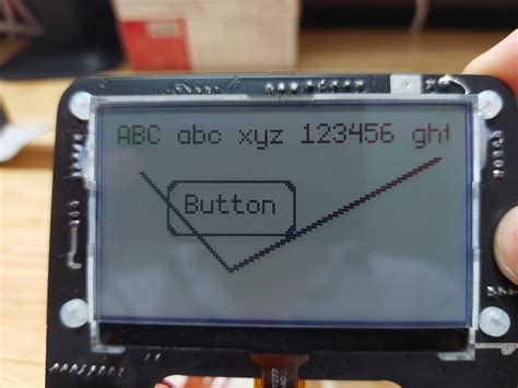 draw line and circle issue on monochrome lcd 128x64 · issue 3688