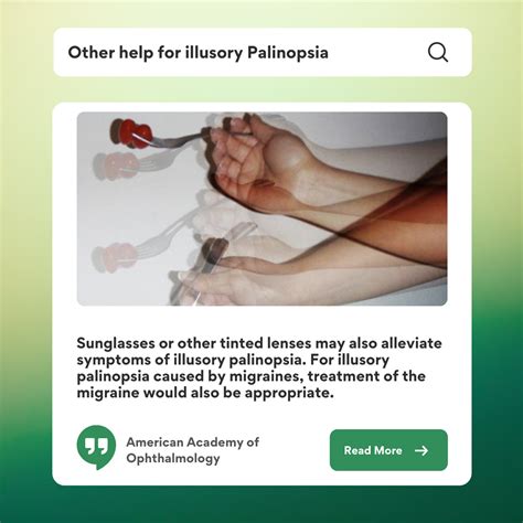 Visual Snow Syndrome Symptom Palinopsia Eye On Vision Foundation