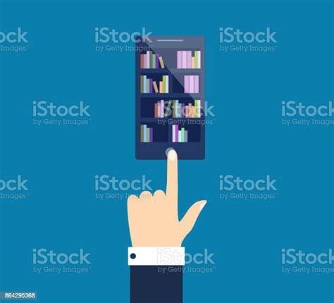 전화에서 아이소메트릭 3d 벡터 일러스트 레이 션 전자 도서관 3차원 형태에 대한 스톡 벡터 아트 및 기타 이미지 3차원 형태 개체 그룹 공부 Istock