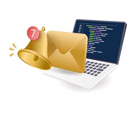 Premium Vector Programming Language Data Email Notification