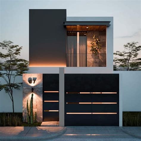 Fachadas De Casas Modernas De Dos Pisos Fotos Y Detalles Constructivos