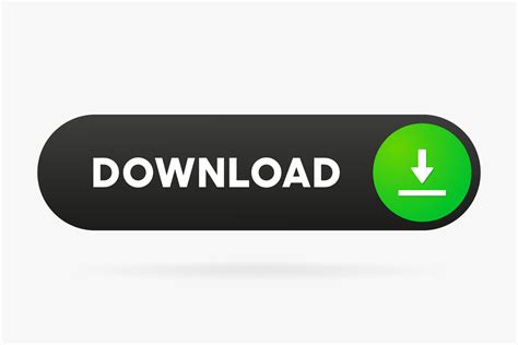 3d Black Red Download Button Icon Upload Icon Down Arrow Bottom Side Symbol Click Here Button