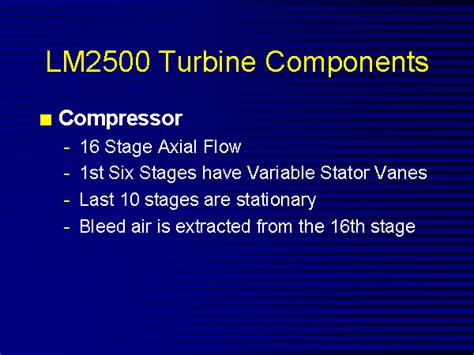 Lm2500 Turbine Components