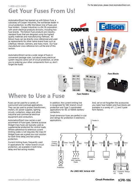 Fuses Selection Guide Pdf Fuse Electrical Power Supply