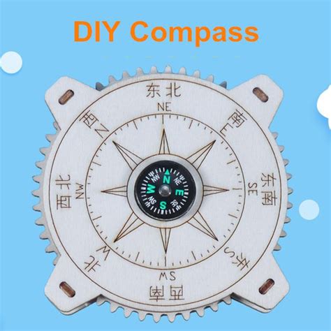 Diy Compass Science Educational Toy Small Invention Experiment Material