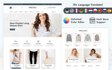 Ministyle Minimal Fashion Store Prestashop Responsive Theme