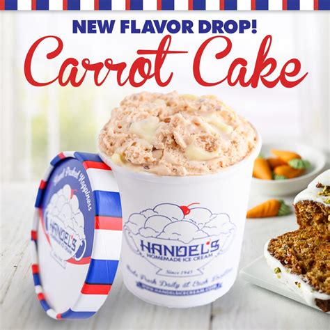 Handels Announces Carrot Cake Ice Cream Handels Homemade Ice Cream