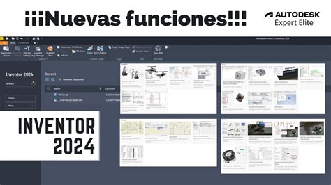Autodesk Inventor 2024 Nuevas Funciones Youtube