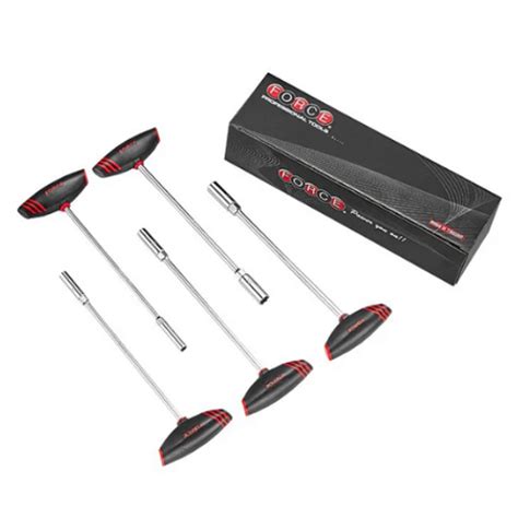 Force 2059 5pc T Handle Hex Socket Driver Set Eezee