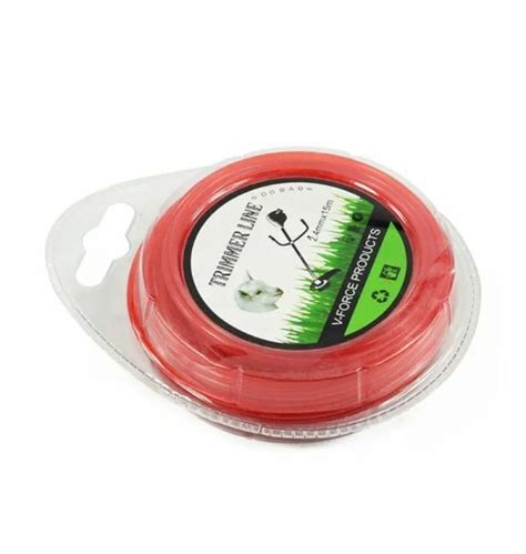 전동 잔디깎이 충전 잔디깍는기계 51bd 24mm X 15m 잔디 컷 스트리머 라인 트리머용 라운드 나일론 티몬