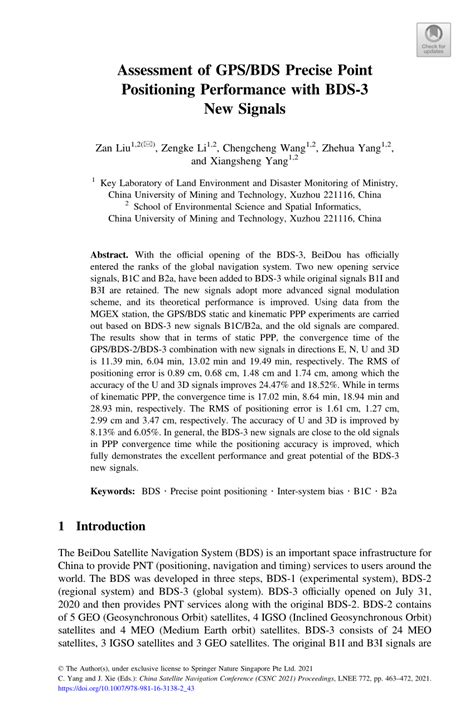 Pdf Assessment Of Gpsbds Precise Point Positioning Performance With