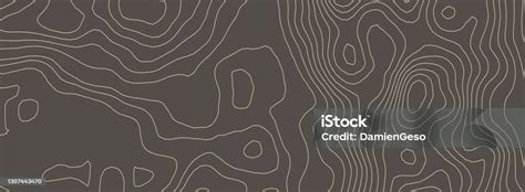 윤곽 벡터 지형 지리적 산 지형 벡터 일러스트레이션 지형 패턴 텍스처 입면 그래픽 윤곽 높이 선입니다 0명에 대한 스톡 벡터 아트 및 기타 이미지 Istock