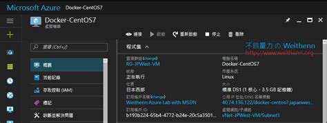 安裝 Docker 容器環境 Centos ~ 不自量力 の Weithenn
